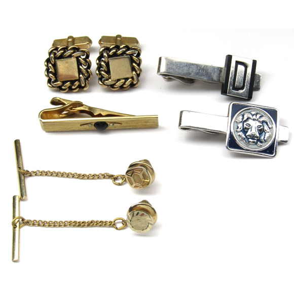 SWANK | Accessories | Swank Lot Of 7 Pieces Cufflinks Tie Pins Clips ...